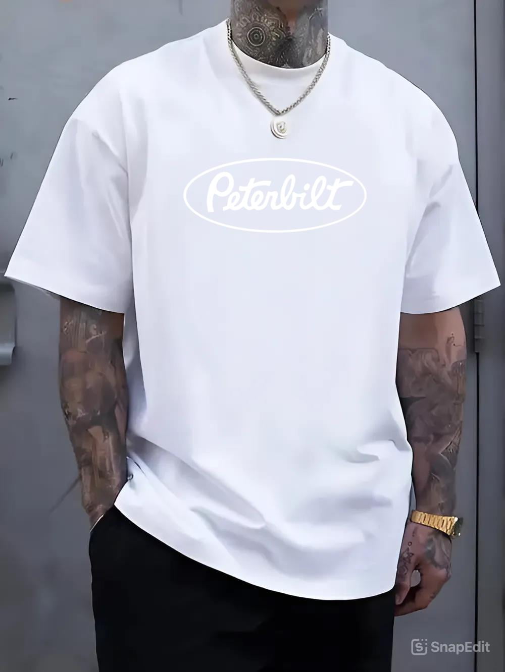 Peterbilt Motors Company Logo Classic Unisex T Shirt Semi Truck Big Rig ...