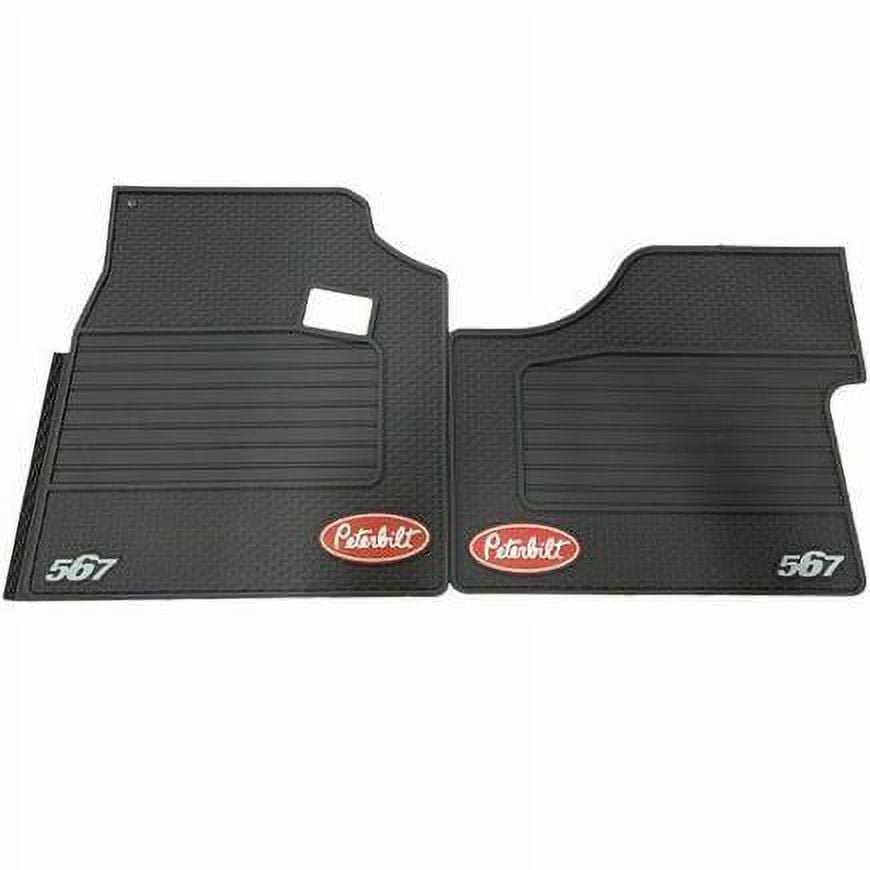 Peterbilt OEM Logo Rubber Semi Truck Set Floor Mats PBL0G0567 for 567 ...