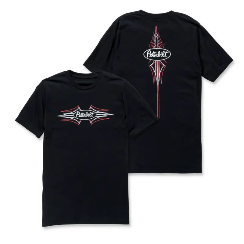 Peterbilt Shirt, Classic Truck Design, Bolt Peterbilt Logo Tshirt ...