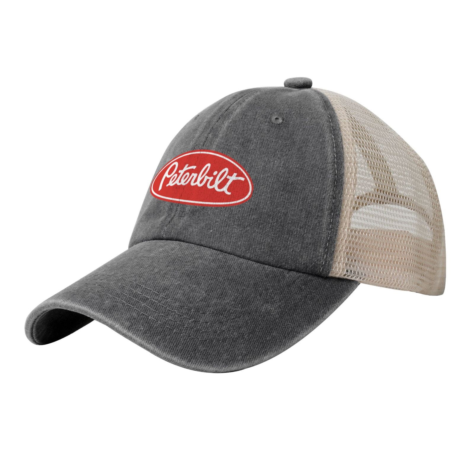 Peterbilt Truck Men's Cap Trucker Hats Women | Mesh Adjustable Snapback ...