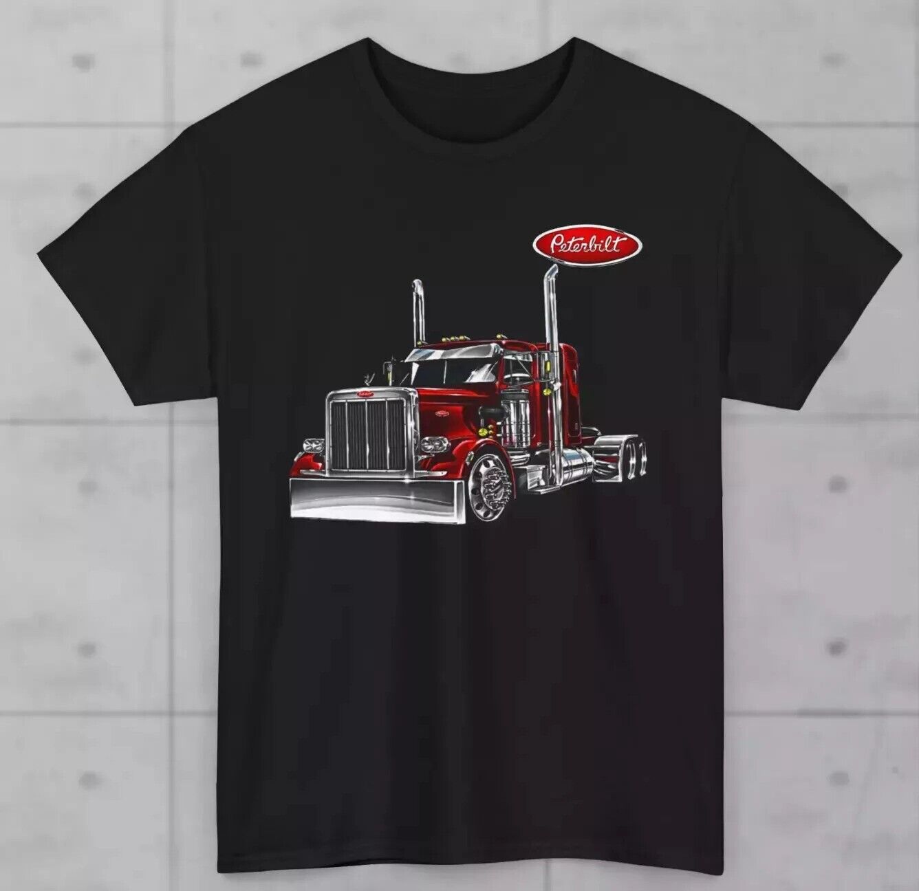 Peterbilt Truck t-shirt trucker fan gift - Walmart.com