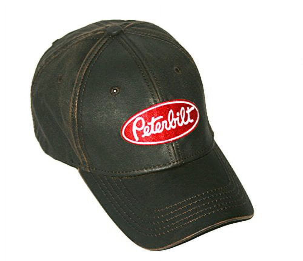 Peterbilt Trucks Motors Water Resistant Brown Oilcloth Cap - Walmart.com