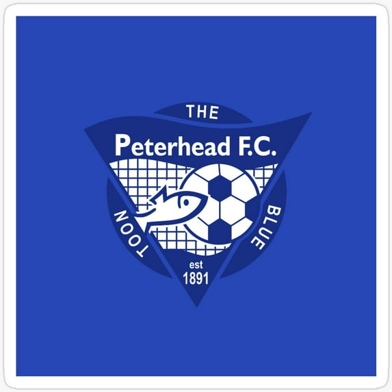 Peterhead Fc Badge Sticker Phone Decal Water Bottle Stickers Car Decals ...