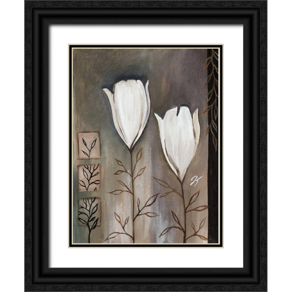 Peters, Kristel 11x14 Black Ornate Wood Framed with Double Matting ...