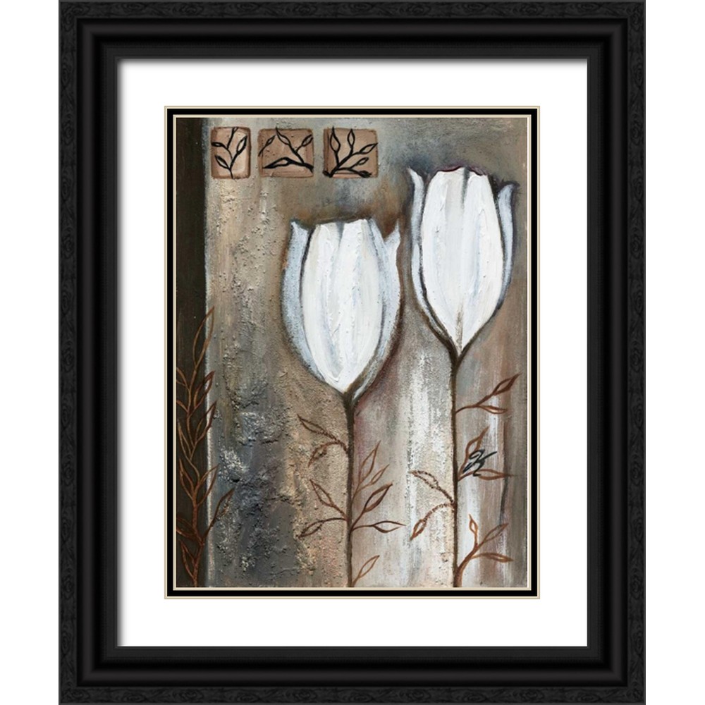 Peters, Kristel 11x14 Black Ornate Wood Framed with Double Matting ...