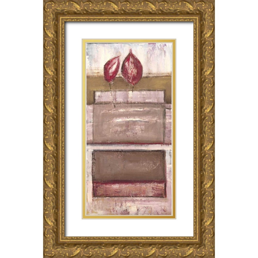 Peters, Kristel 11x18 Gold Ornate Wood Framed with Double Matting ...