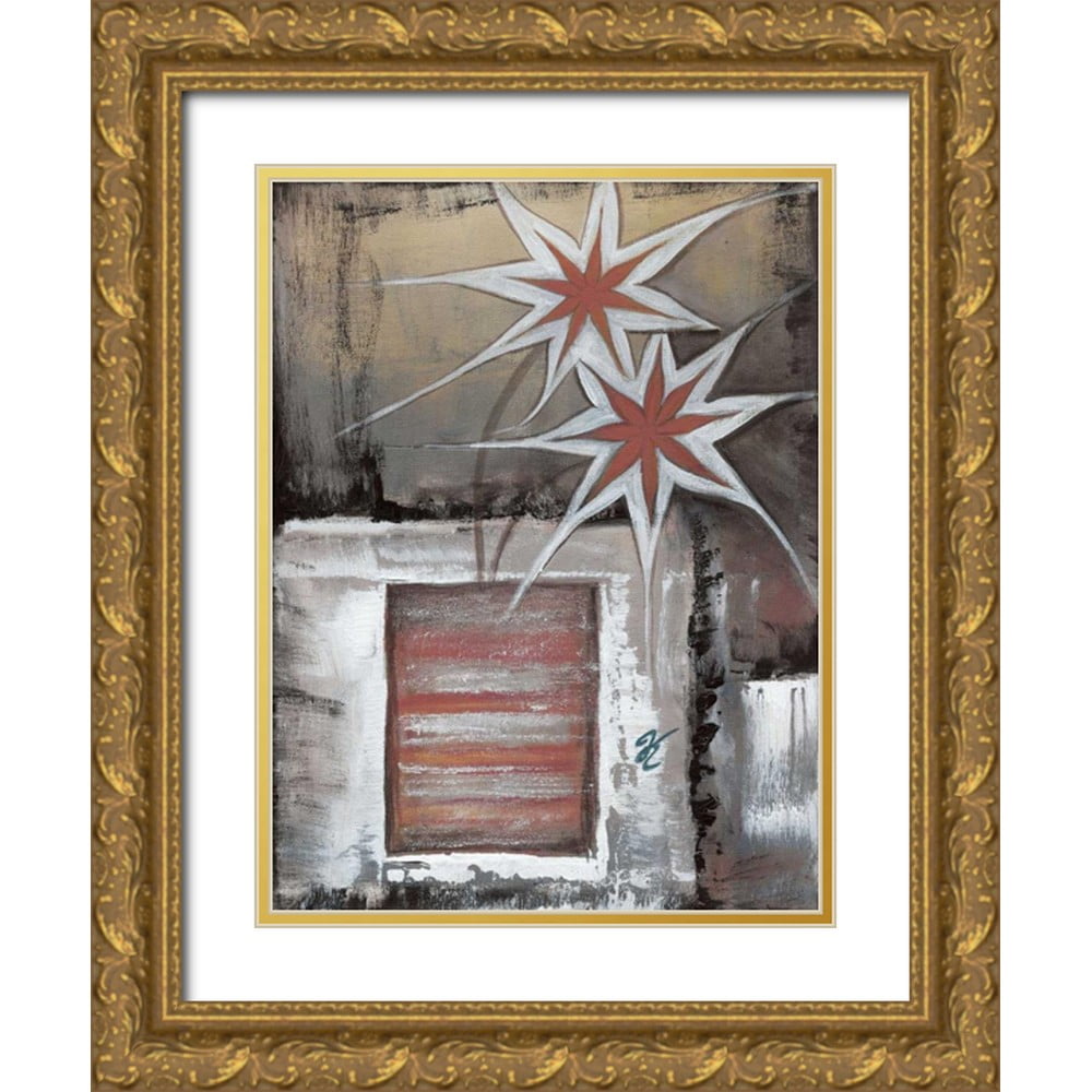 Peters, Kristel 15x18 Gold Ornate Wood Framed with Double Matting ...