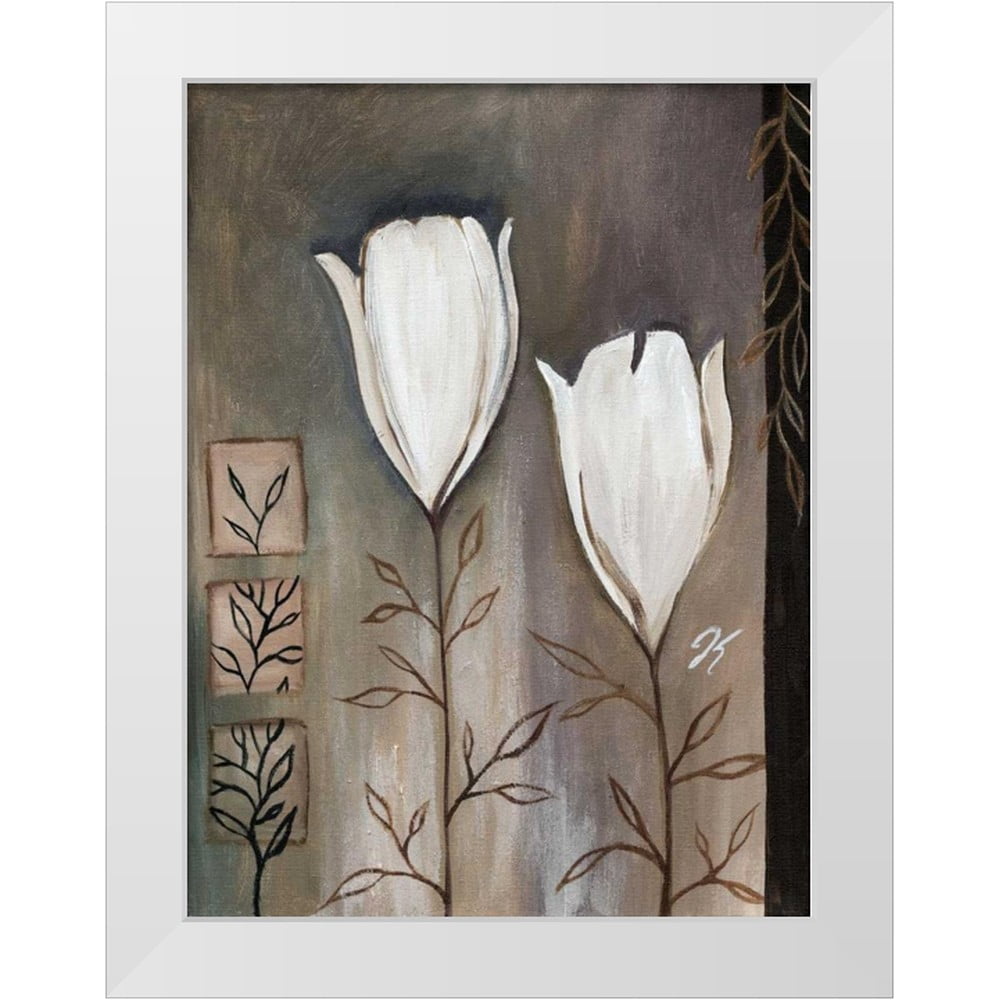 Peters, Kristel 19x24 White Modern Wood Framed Museum Art Print Titled ...