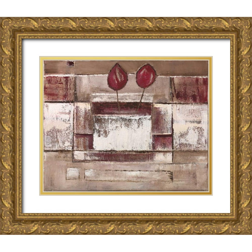 Peters, Kristel 32x26 Gold Ornate Wood Framed with Double Matting ...