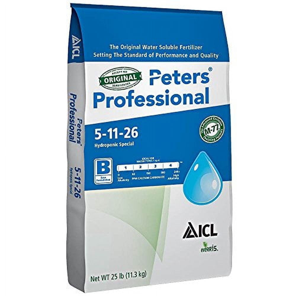 Peters Professional Hydroponic Special Fertilizer, 5-11-26 (25 Pound ...
