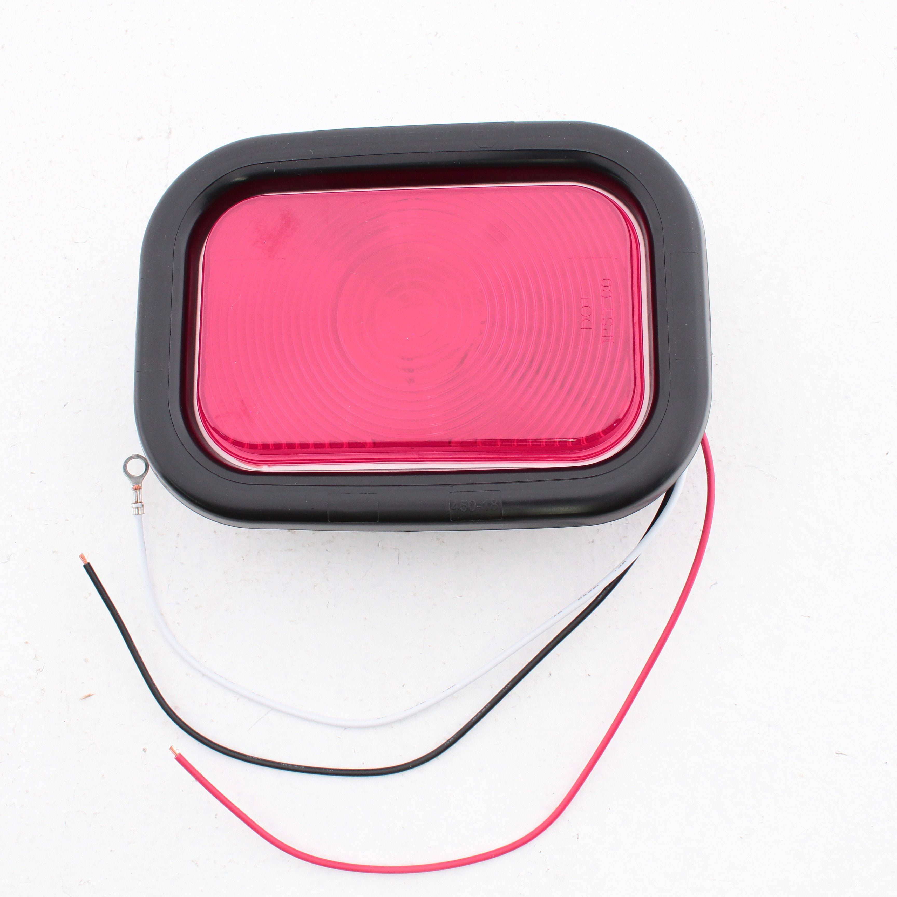 Peterson 450KR 3" x 5" Red Sealed Stop Turn Tail Light - Walmart.com