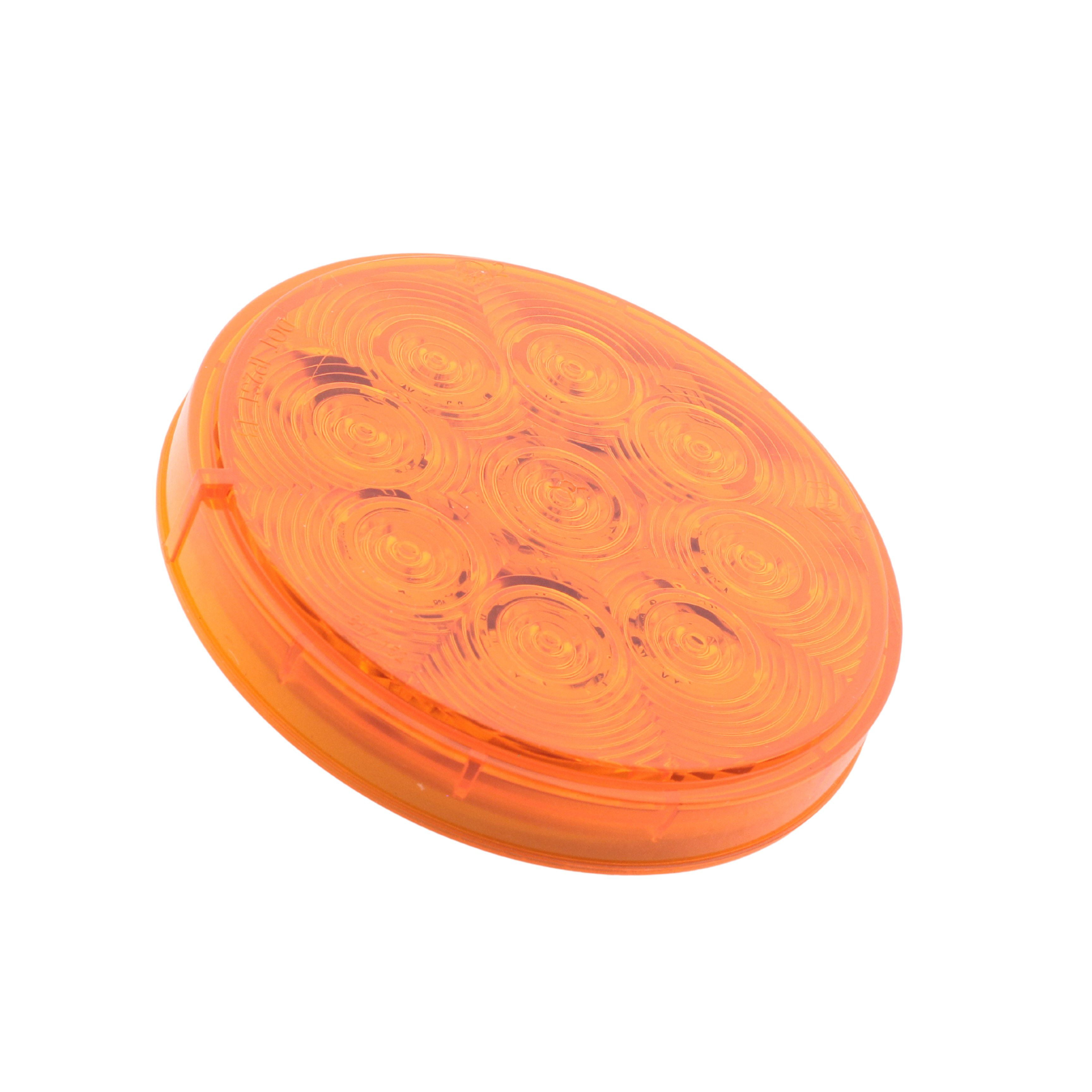 Peterson 817SA9 Amber LumenX Grommet Mount LED Round Class 1 Strobe ...