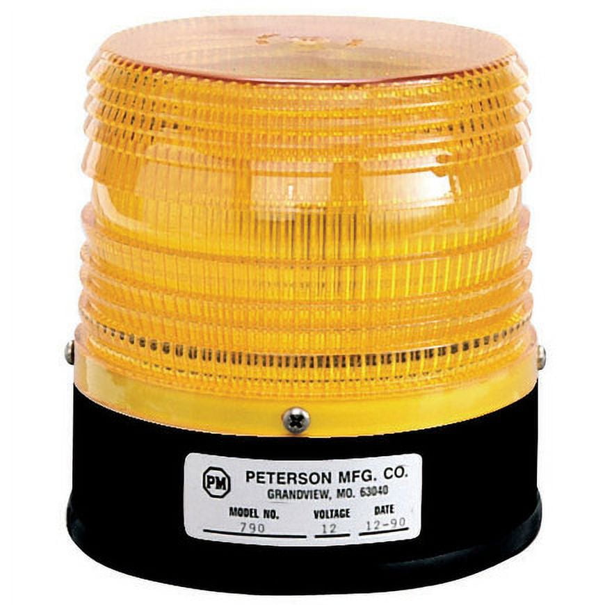 Peterson Lighting 790A 790 17 Joule, Quad Flash Strobe Light Amber, 12 ...