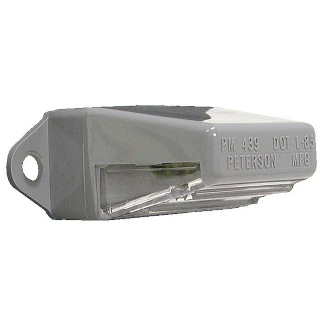 Peterson M439 Incandescent License Plate Light, Oblong, 3.375in.X 2 ...