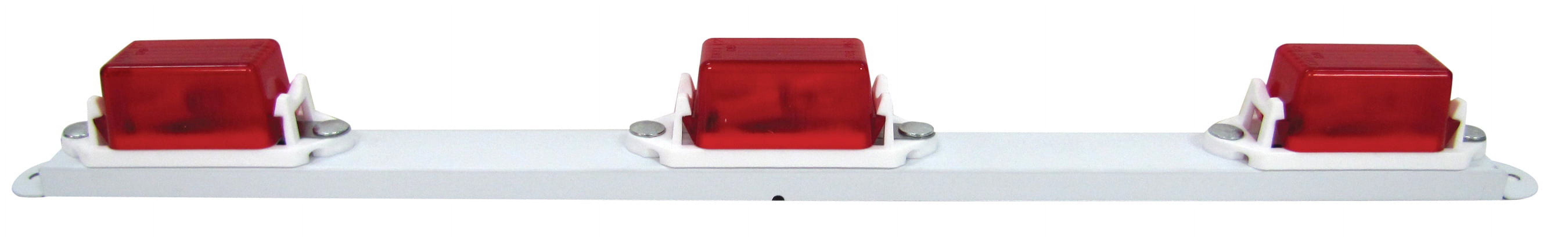Peterson Manufacturing 107-3R Red Mini Light Bar - Walmart.com