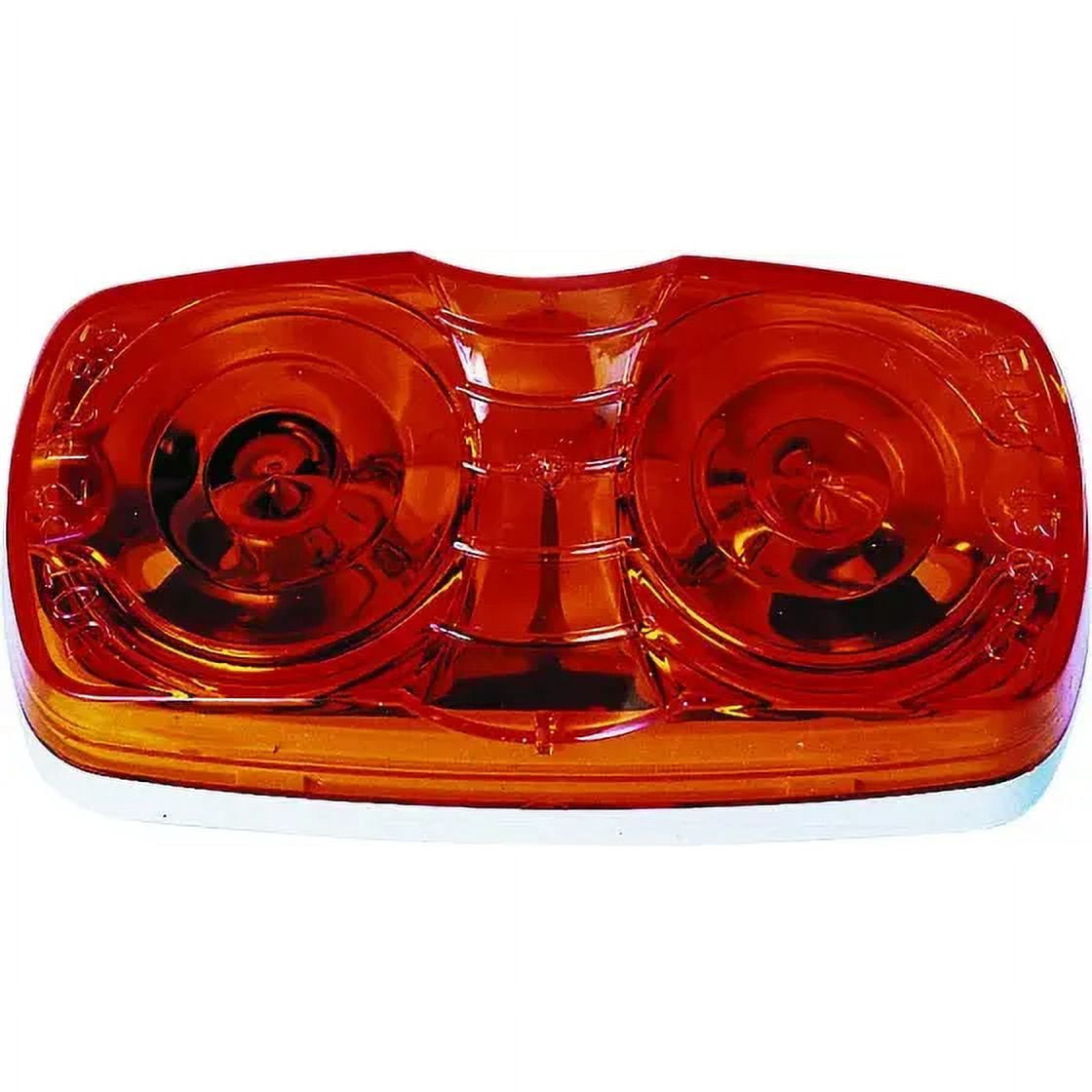 Peterson V138A Marker Light, 12 V, Incandescent Lamp, Amber Lens ...