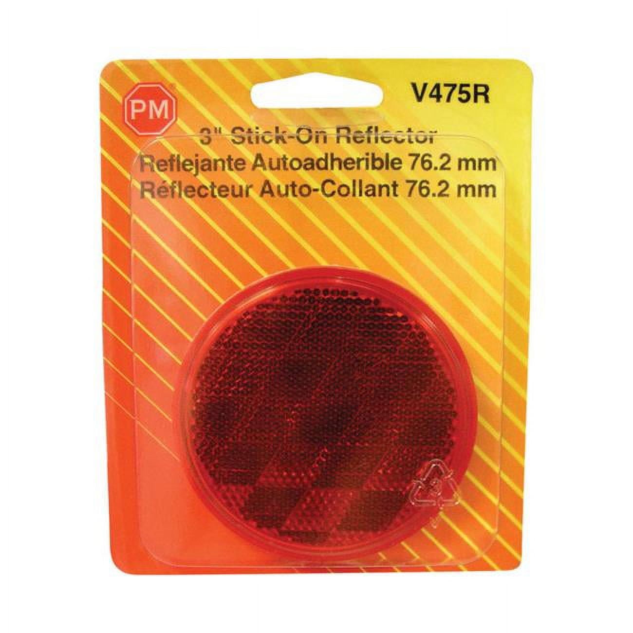 TowSmart Quick Mount Round Red Reflector (2-Pack) 1475 - Walmart.com
