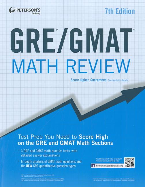 GRE/GMAT Math Review (Peterson's GRE/GMAT Math Review) - Walmart.com