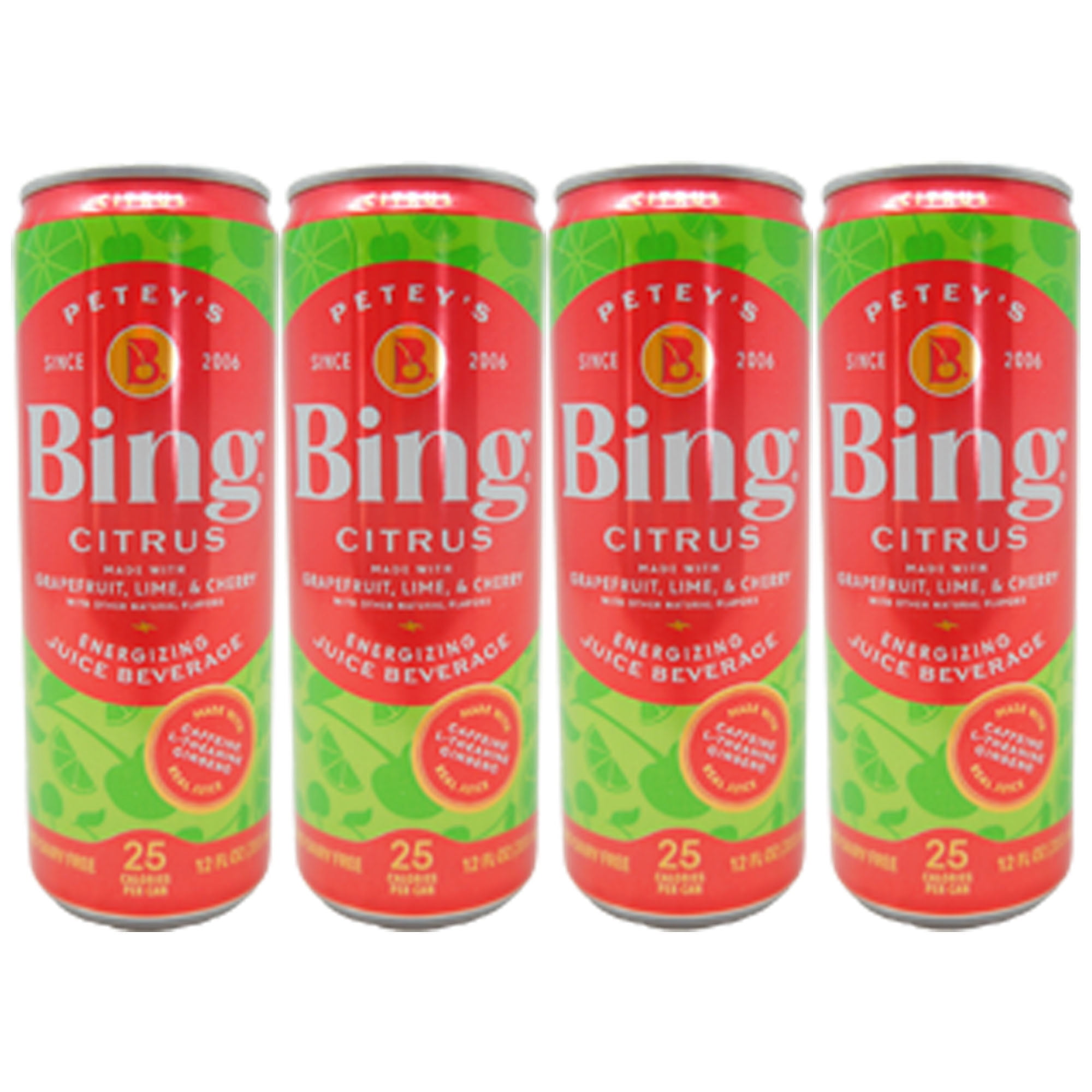 Petey's Bing Citrus Energizing Juice Beverage, Made with Grapefruit ...