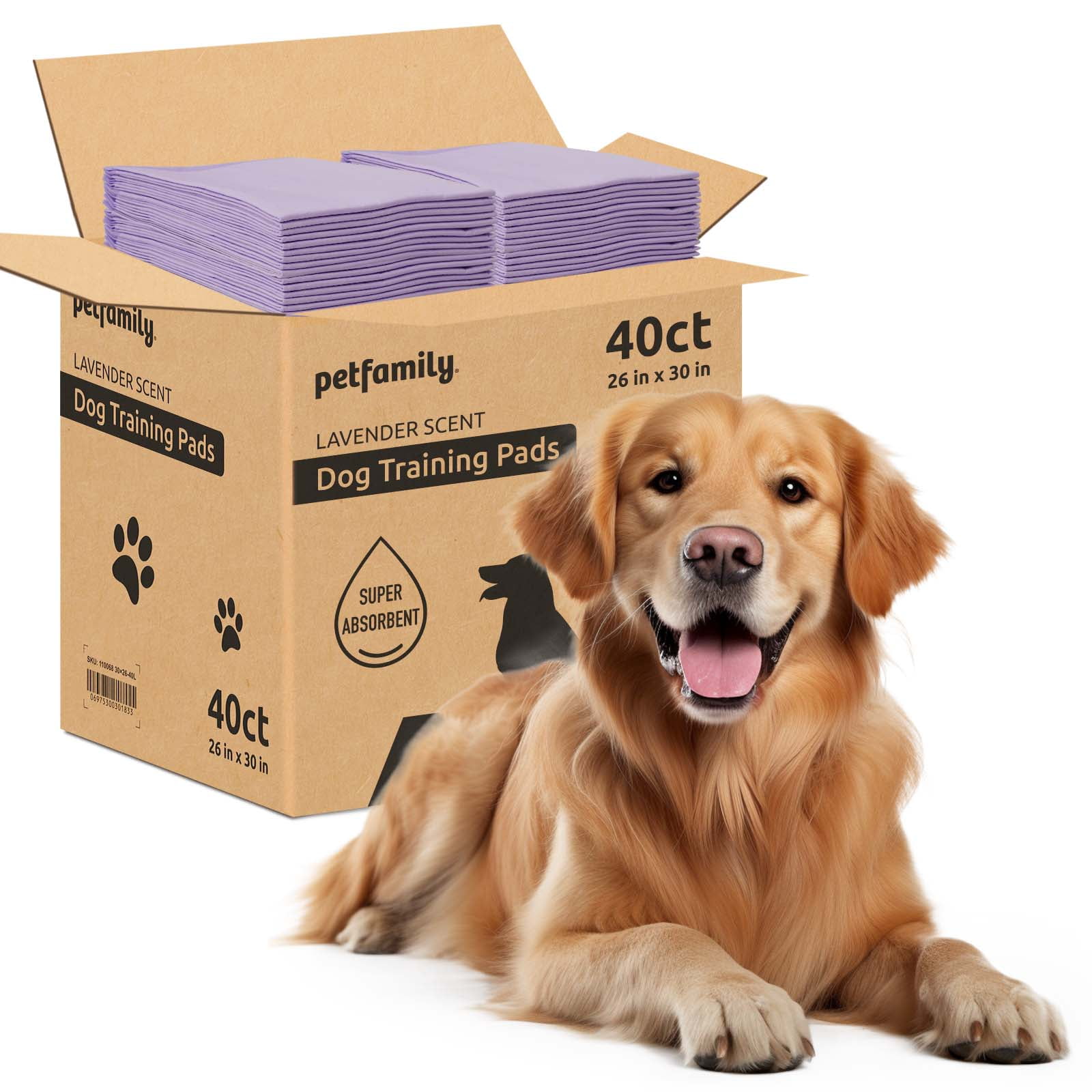 200 23x24" Quilted + THICK Ultra-Absorbent Scented Pads Puppy Dog ...