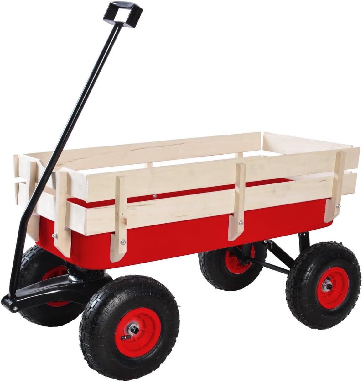 Petfu Outdoor Wagon,Garden Carts,Garden Wagon,All Terrain Pulling,Air ...