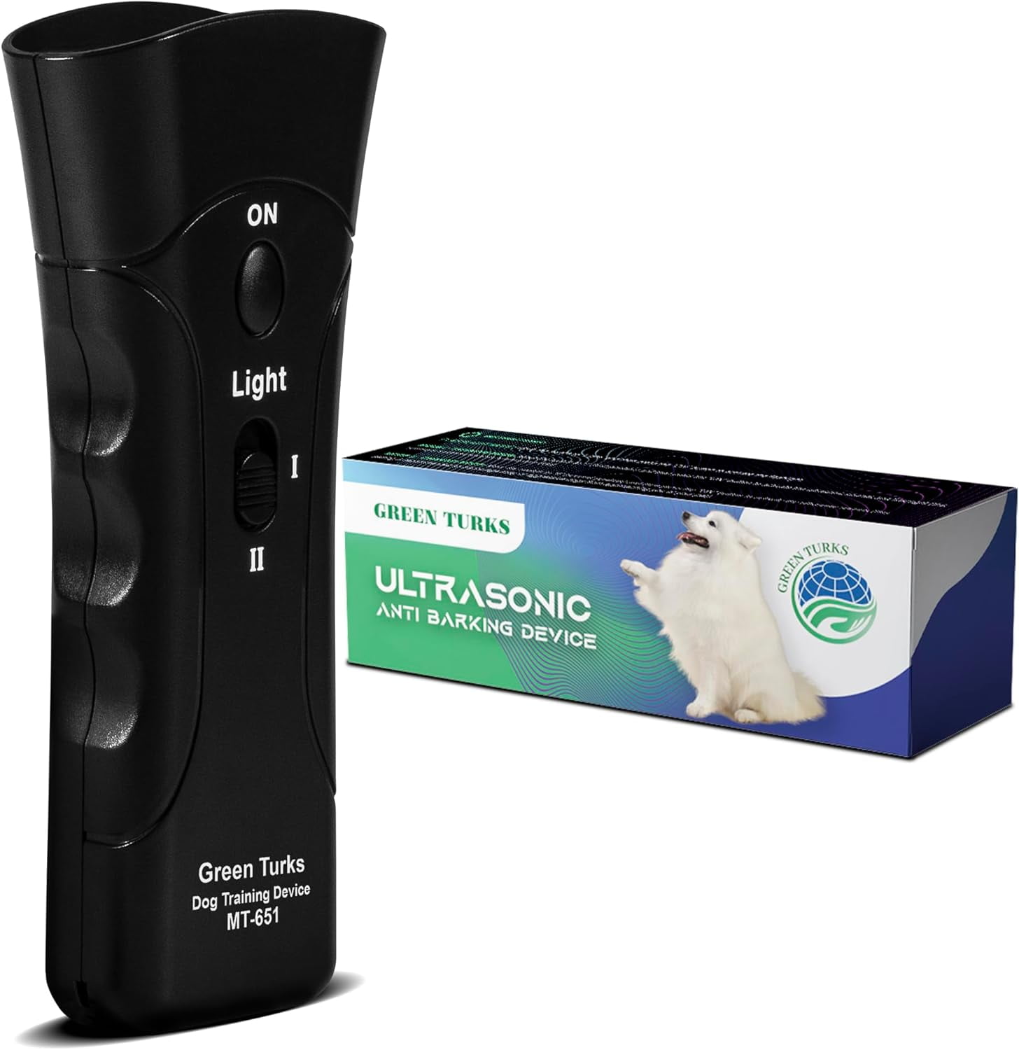 Petgentle Handheld Dog Bark Deterrent - Ultrasonic Anti Barking Device ...