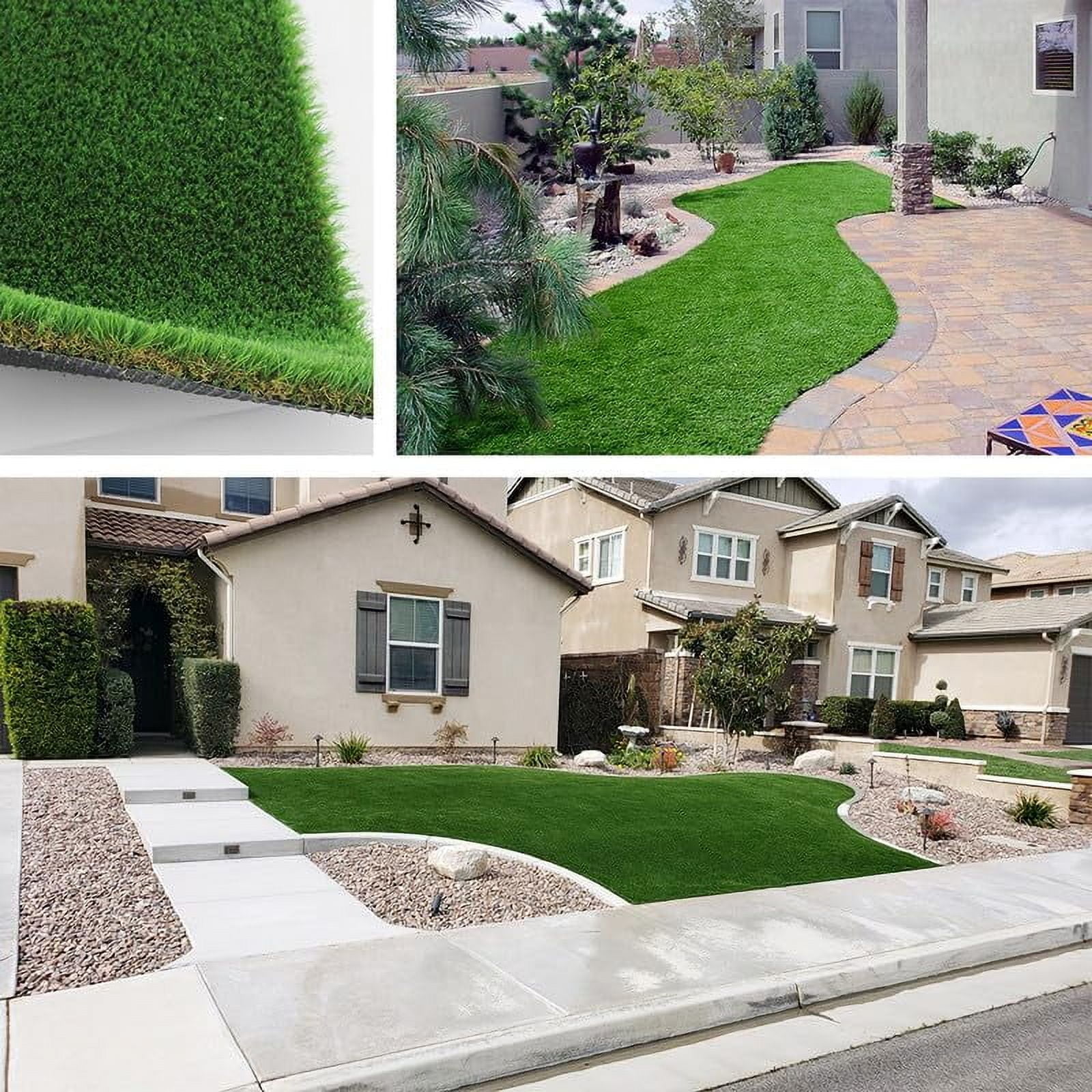 Petgrow Luxurious Artificial Grass Realistic Turf 4 X 8 Feet,1.57 Inch ...