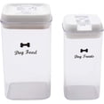 Pethiy, Dog Food Storage Container Set, 10 lbs, Airtight, 2 Pack ...