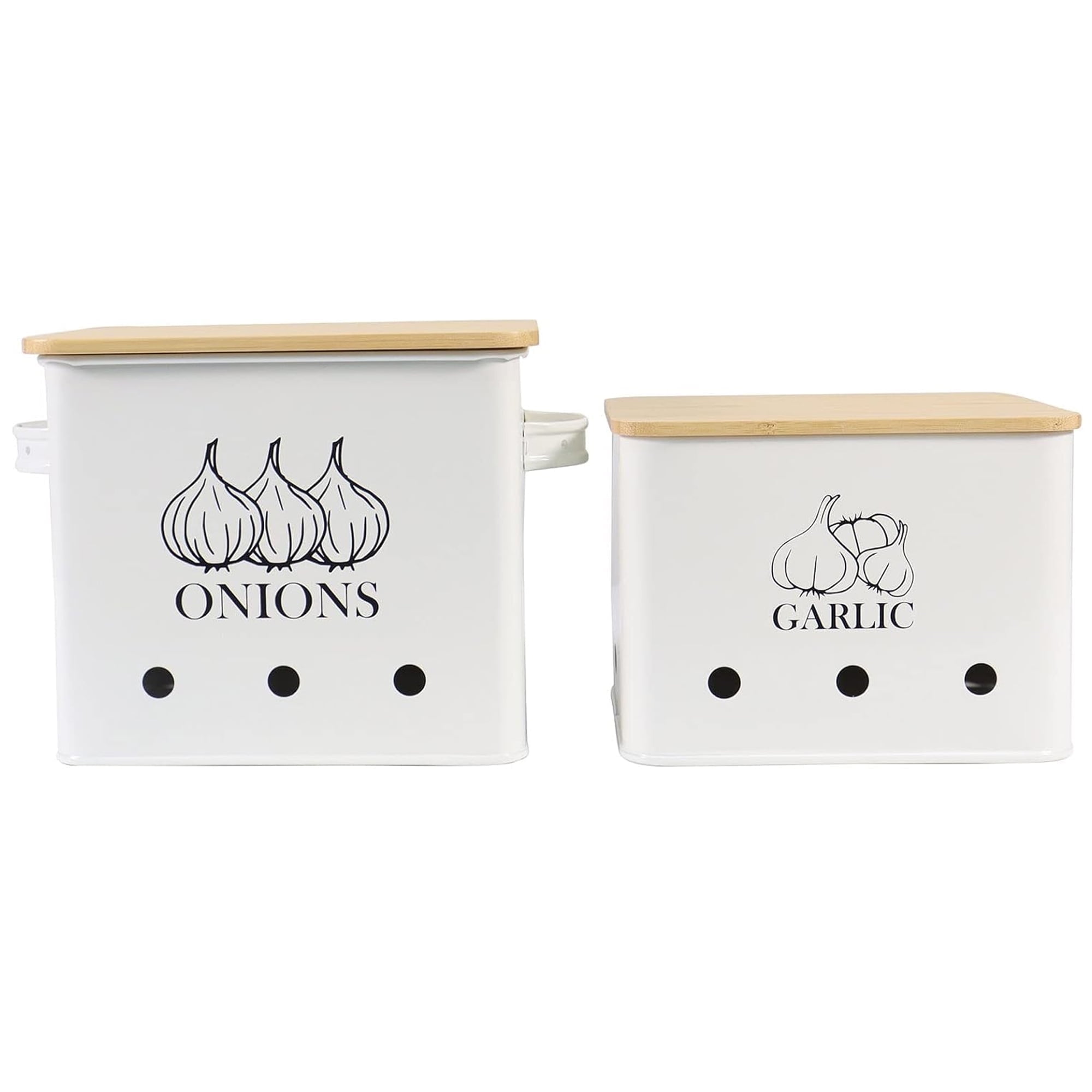 Pethiy Kitchen Pantry Organizers and Storage, 2 Pack Potato Onion ...