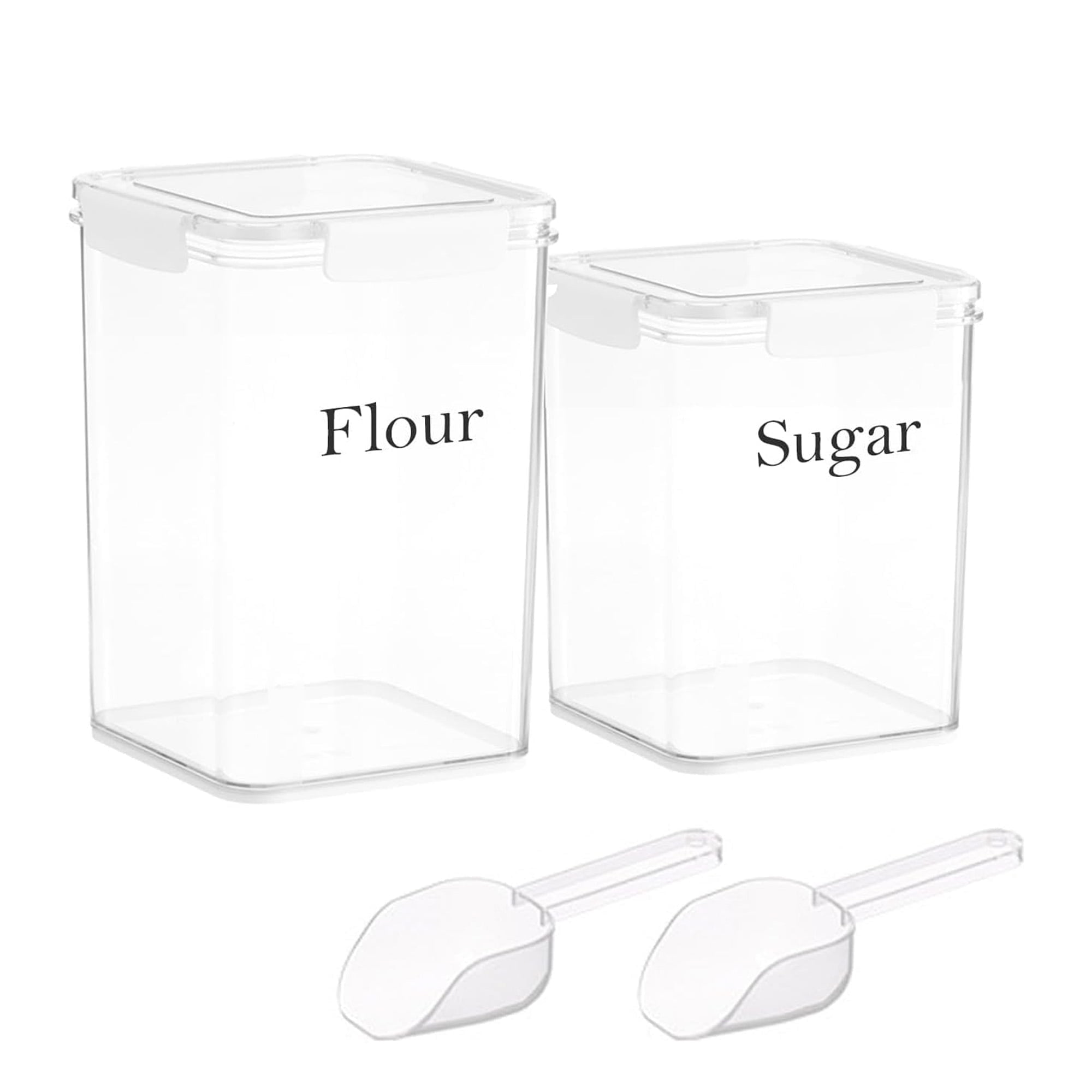 Pethiy Airtight Food Storage Containers with Lids, Food Jar Canisters ...
