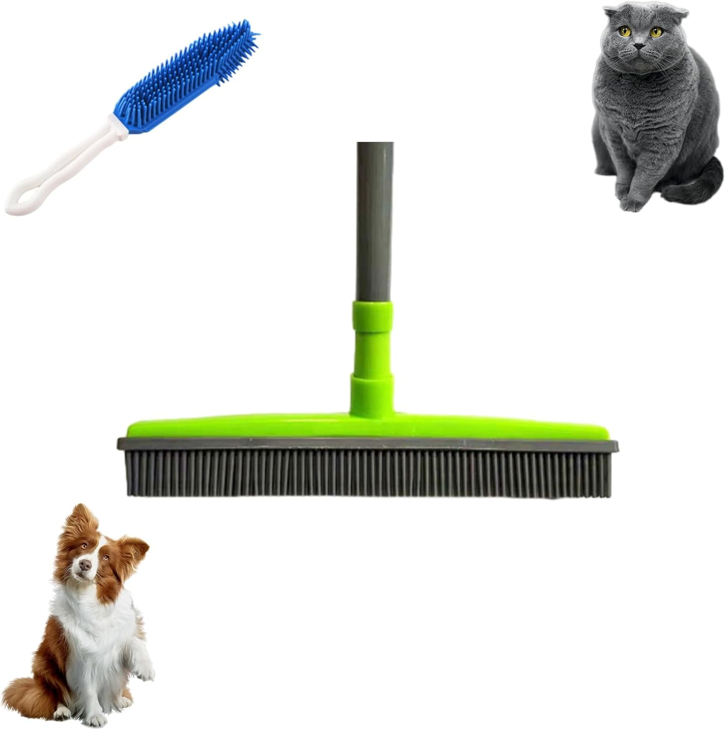 Petibo Pet Broom, Pet Hair Removal Broom, Petibopet, Pet Hair Broom for ...