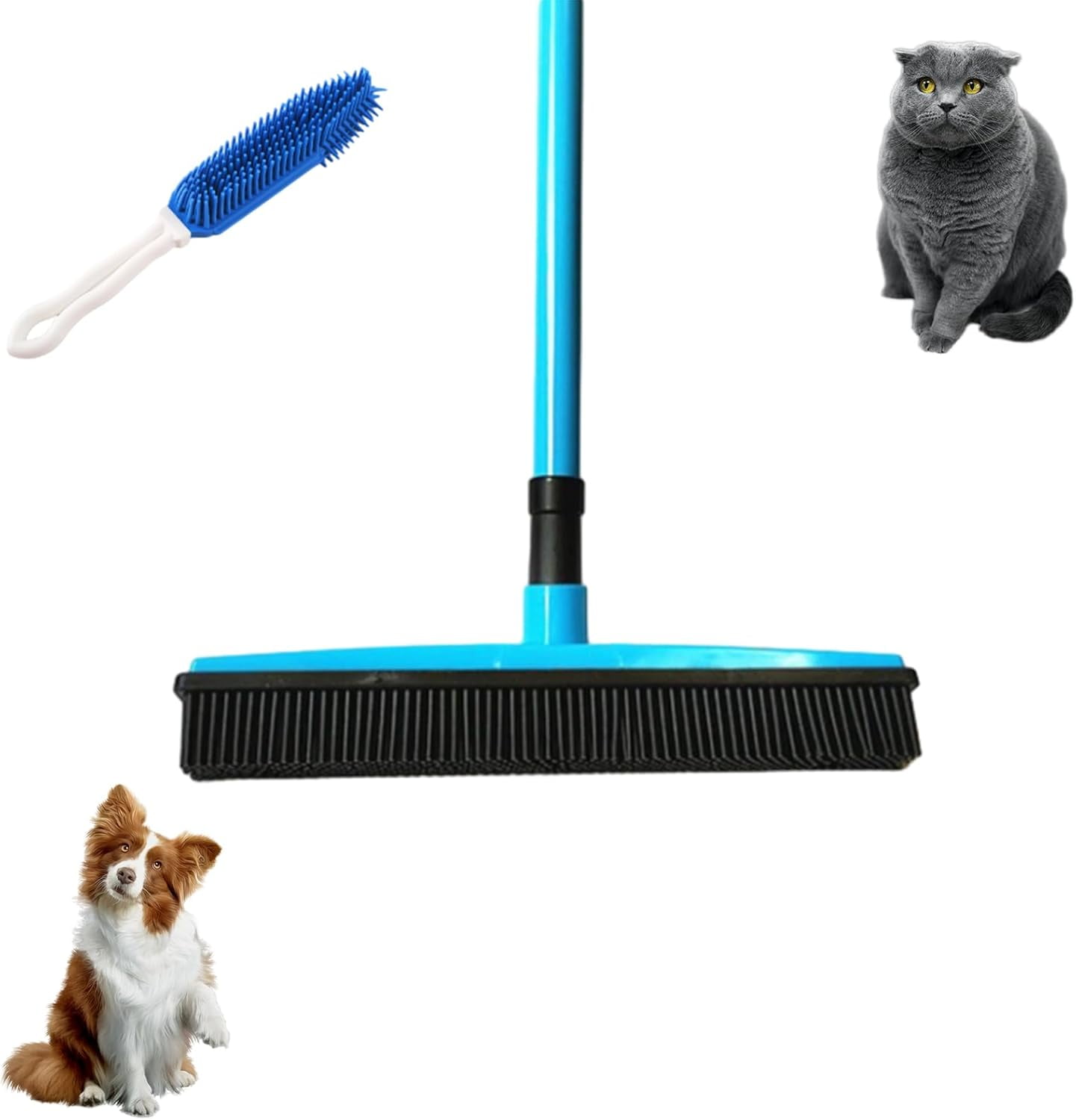 Petibo Pet Broom, Pet Hair Removal Broom, Petibopet, Pet Hair Broom for ...