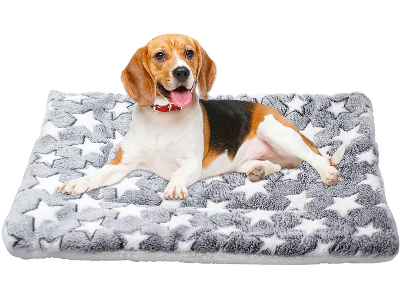 Deago Ultra Soft Pet Dog/Cat Bed | Reversible Fleece Crate Bed Mat ...