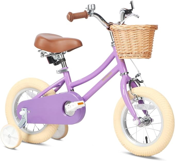 Petimini 12 Inch Kids Bike for 2 3 4 Years Old Little Girls Retro ...