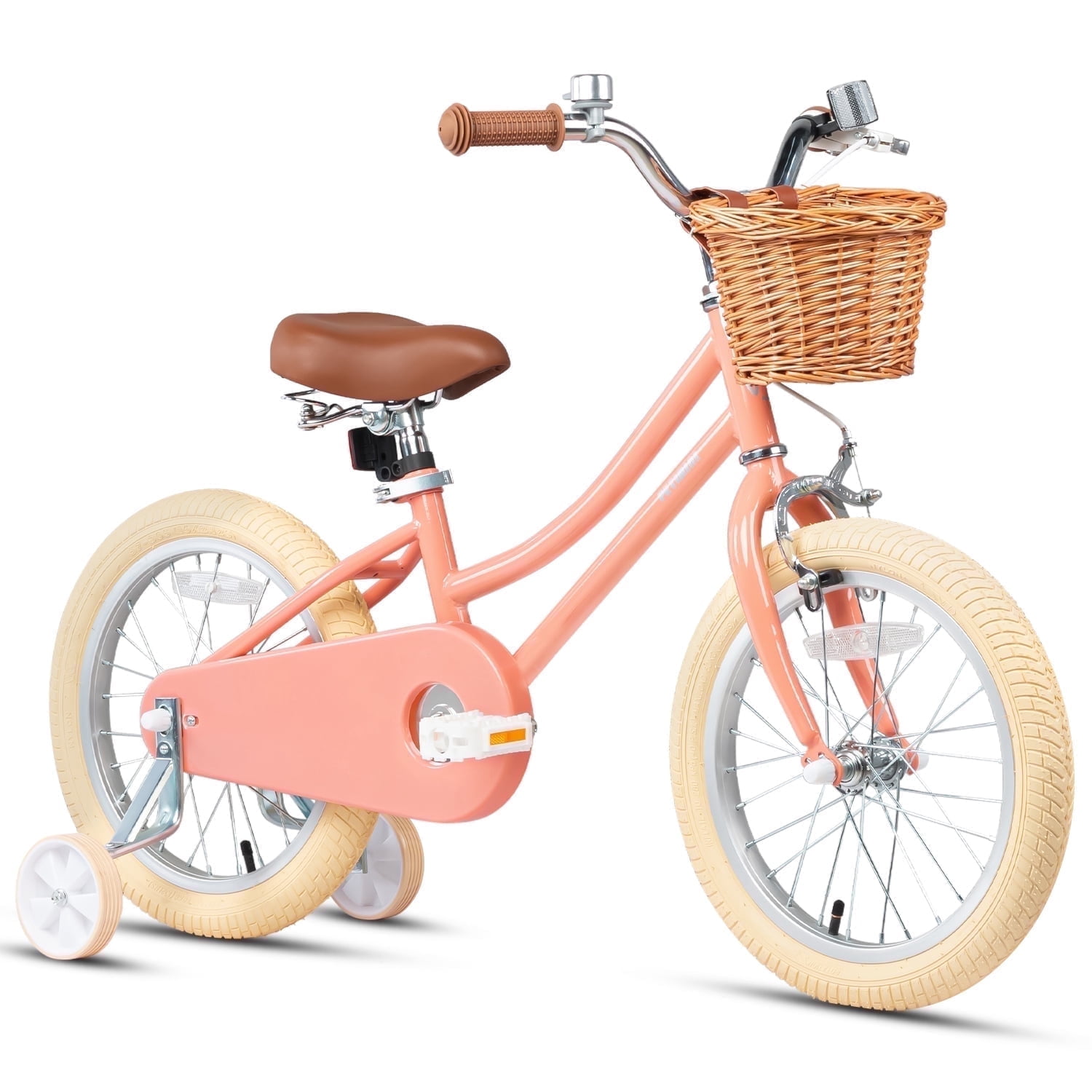 Petimini 18 Inch Little Kids Bike for Age 5 6 7 8 Years Old Girls Retro ...