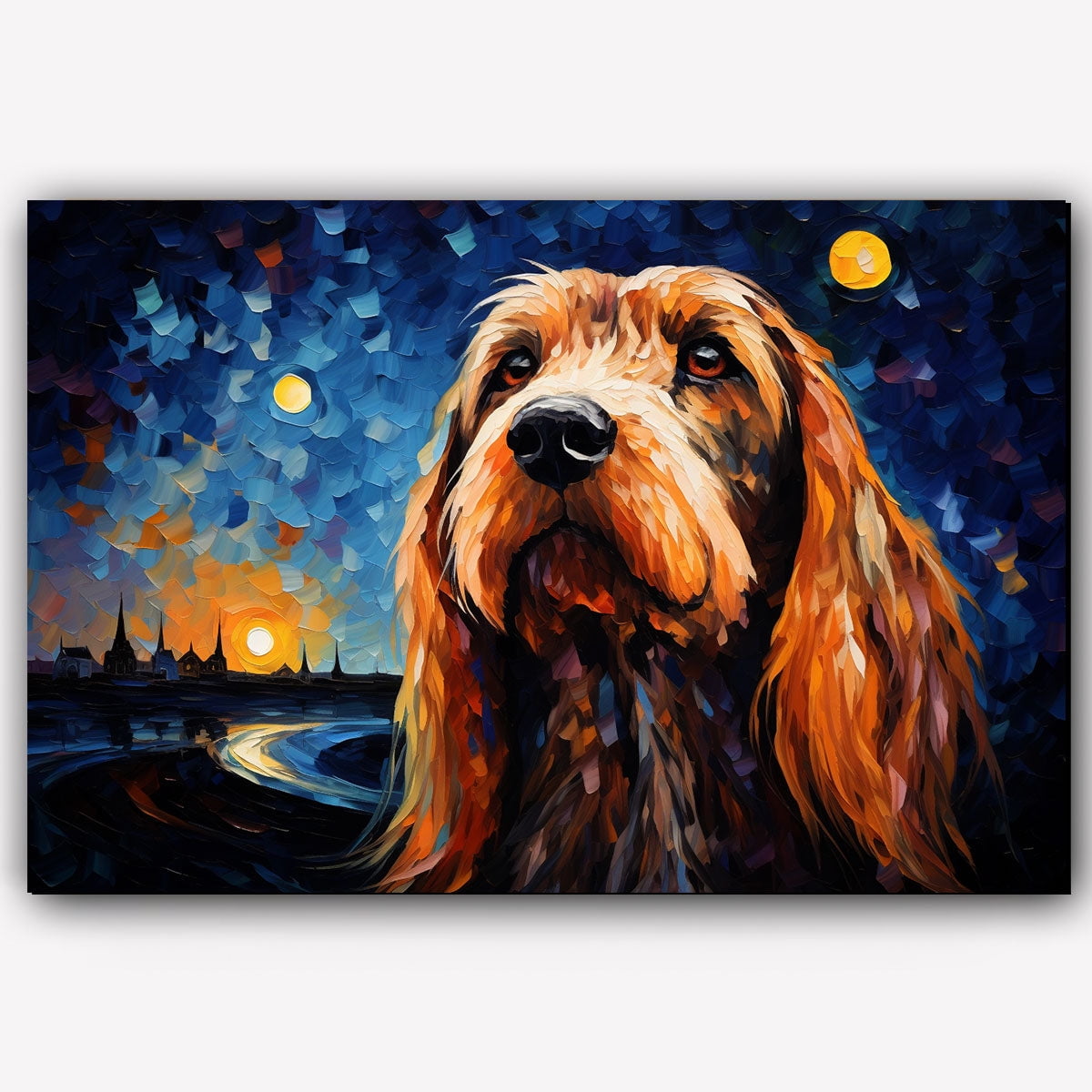 Petit Basset Griffon Vendeen Art Decor Creative Dog Picture for Wall ...
