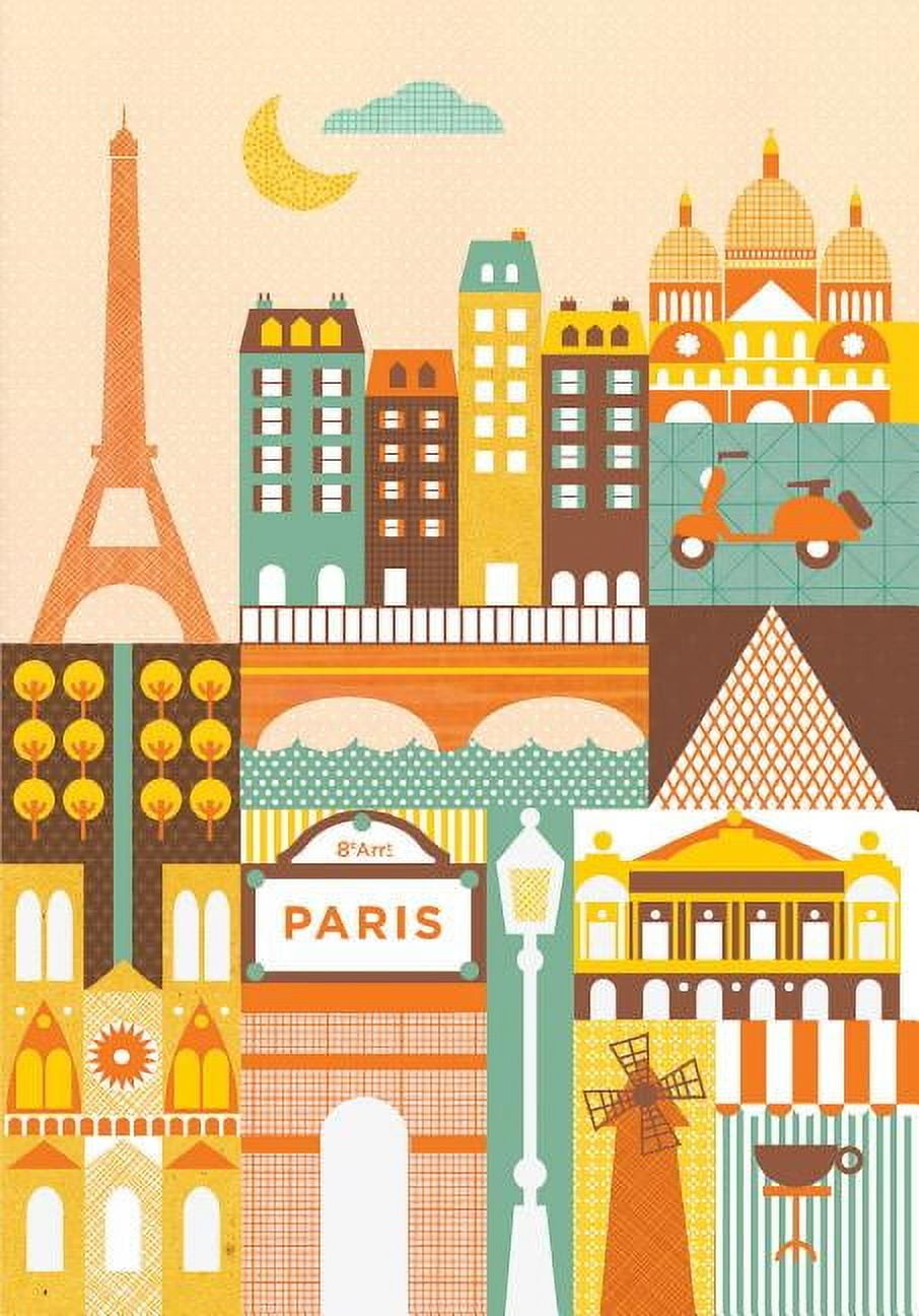 Petit Collage Paris Journal (Paris Themed Notebook, Stationery Gift for ...