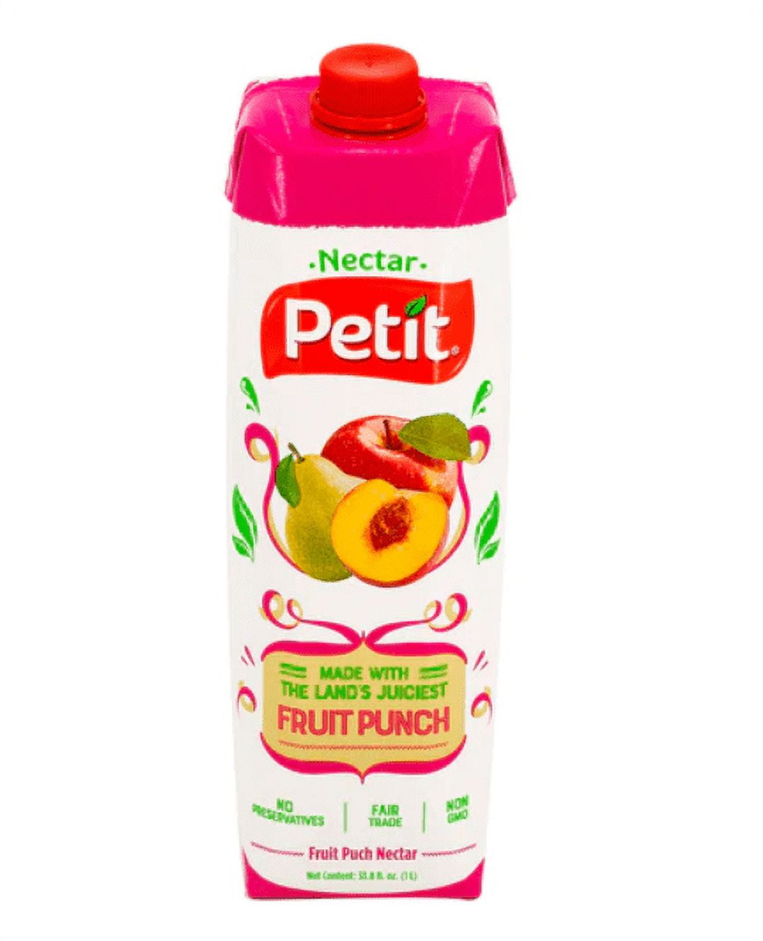 Petit Nectar Fruit Punch 1 Liter, Nectar Juice, Creamy Texture - Walmart.com