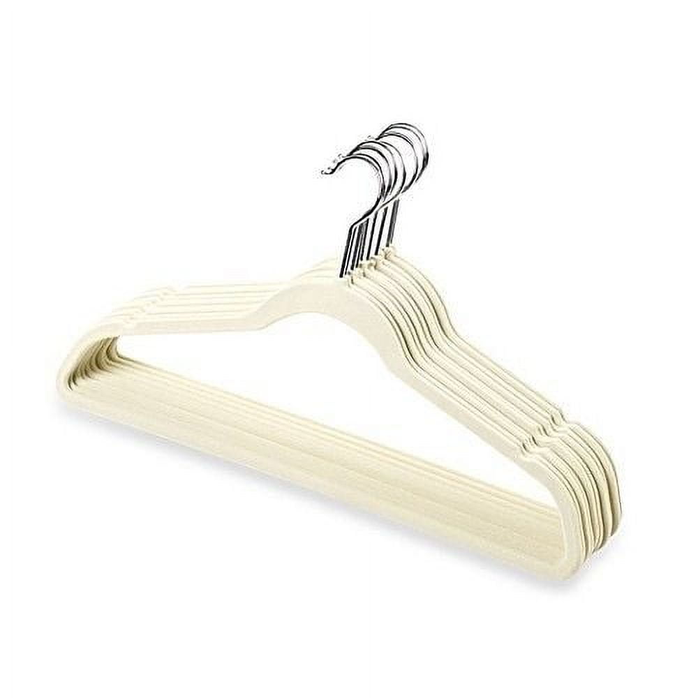Only Hangers Petite 14.5 Inch Linen SlimLine Hangers, Space-Saving ...