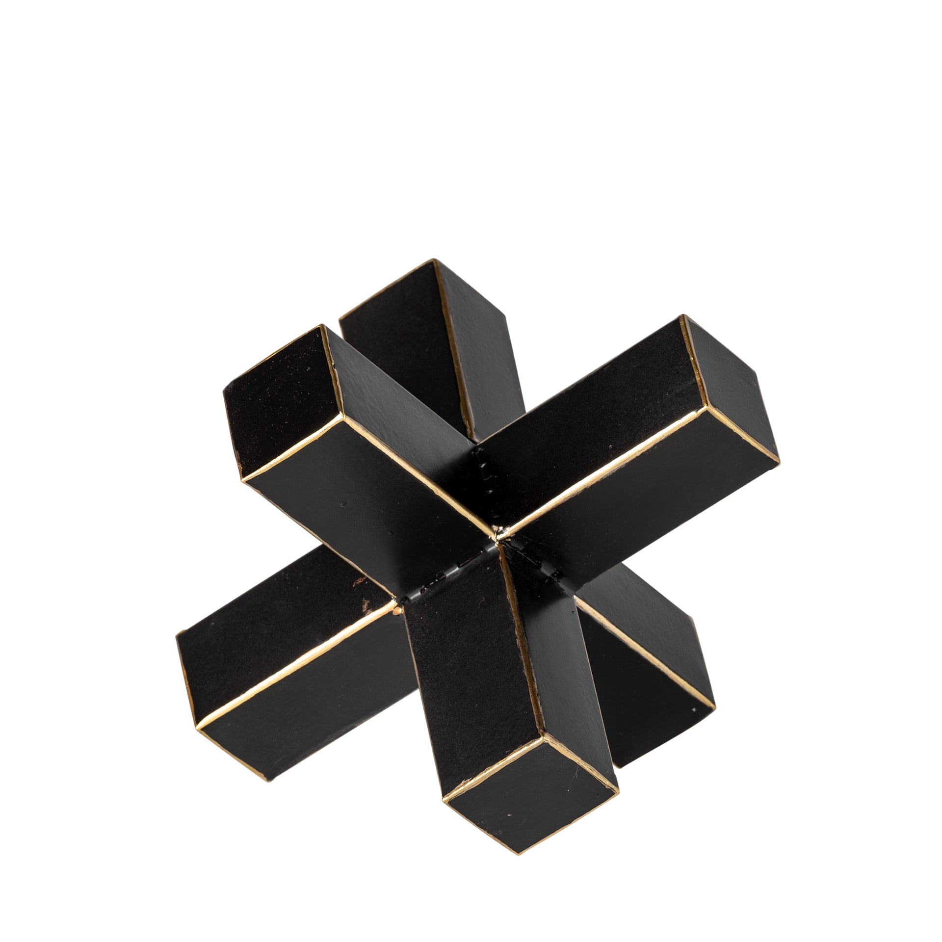 Petite Black and Gold Metal Decorative Jack - Walmart.com