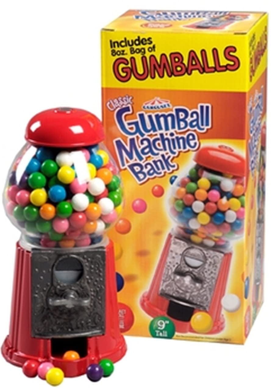 Petite Carousel Gumball Machine with 8 Ounces of Gumballs - Walmart.com