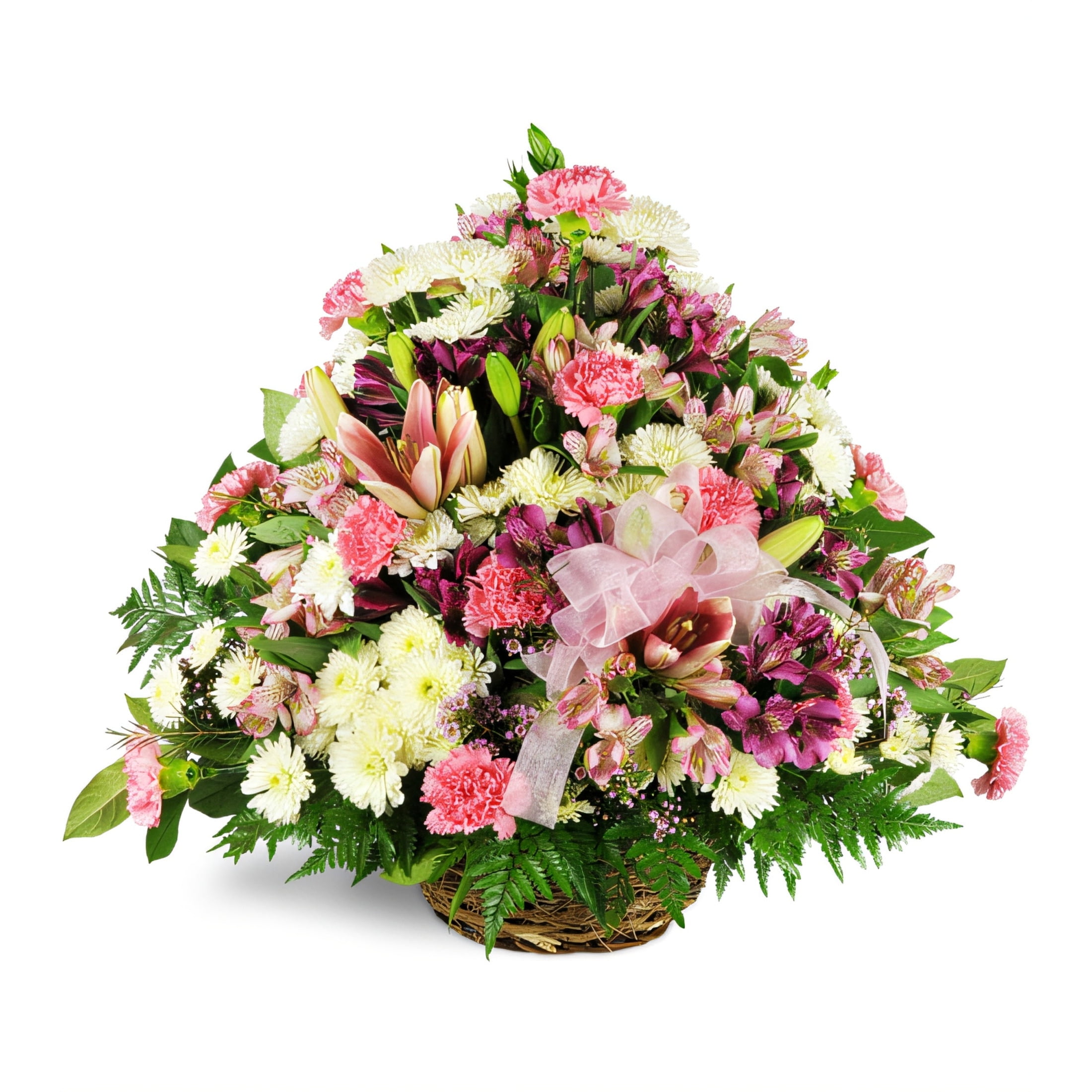 Petite Flower Shop - Amethyst Sunset Sympathy Basket™ - Deluxe ...