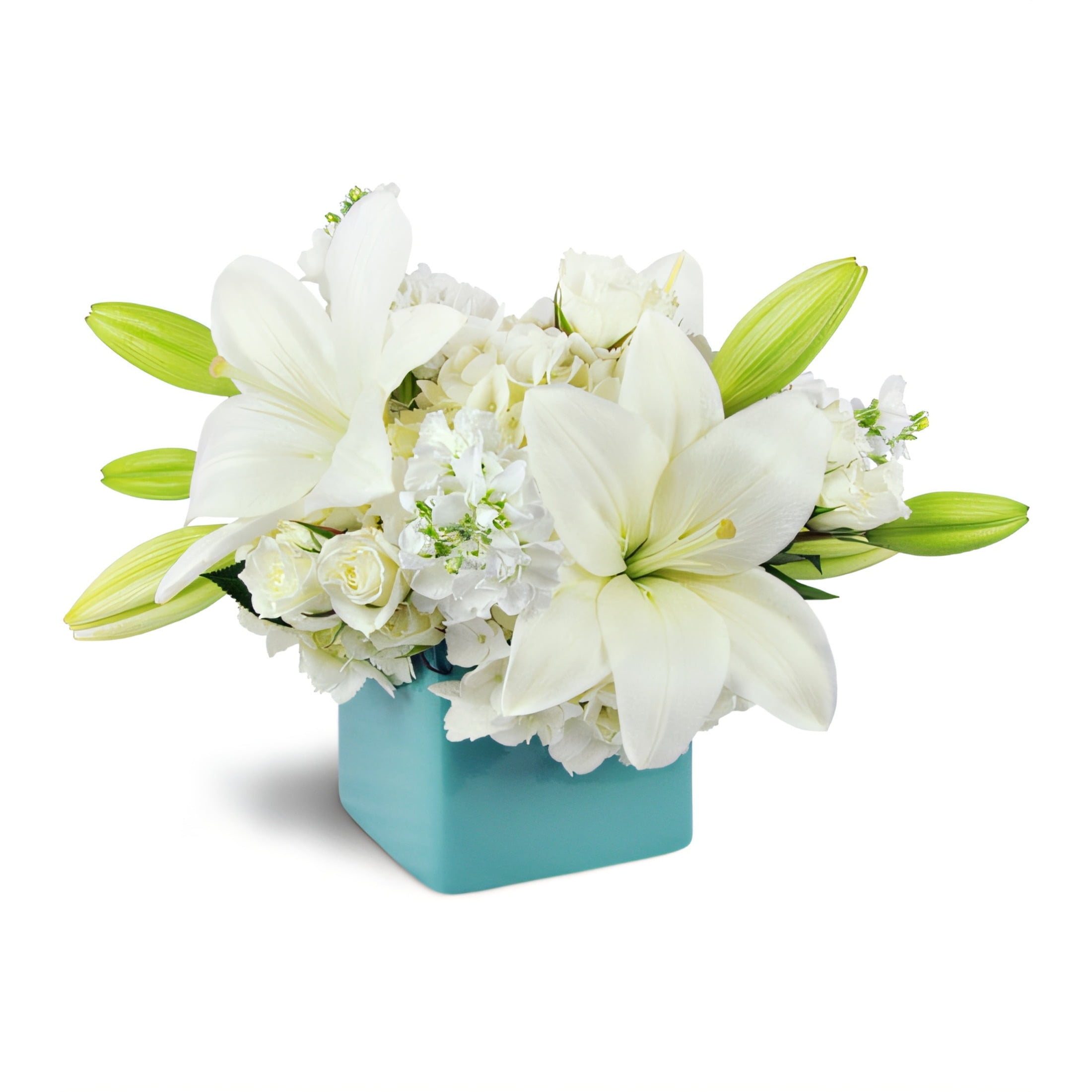 Petite Flower Shop - Precious Lilies Cube - Deluxe - Walmart.com