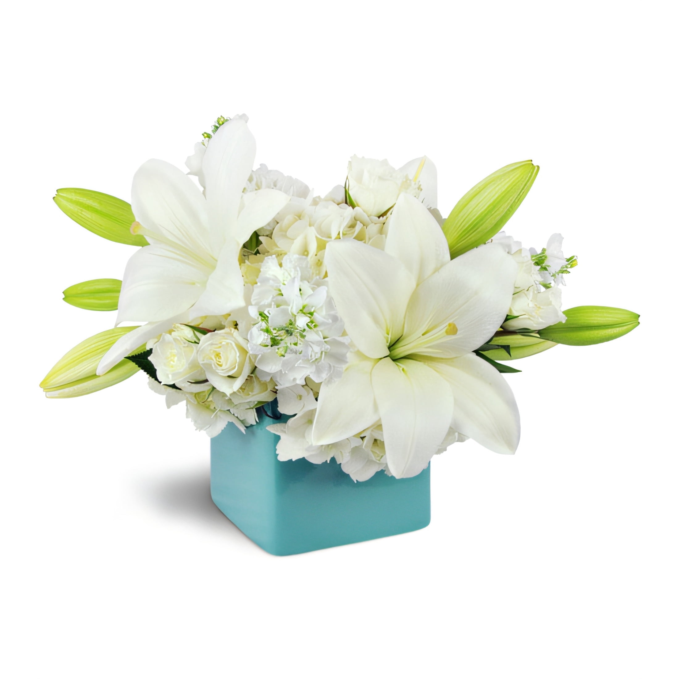 Petite Flower Shop - Precious Lilies Cube - Premium - Walmart.com