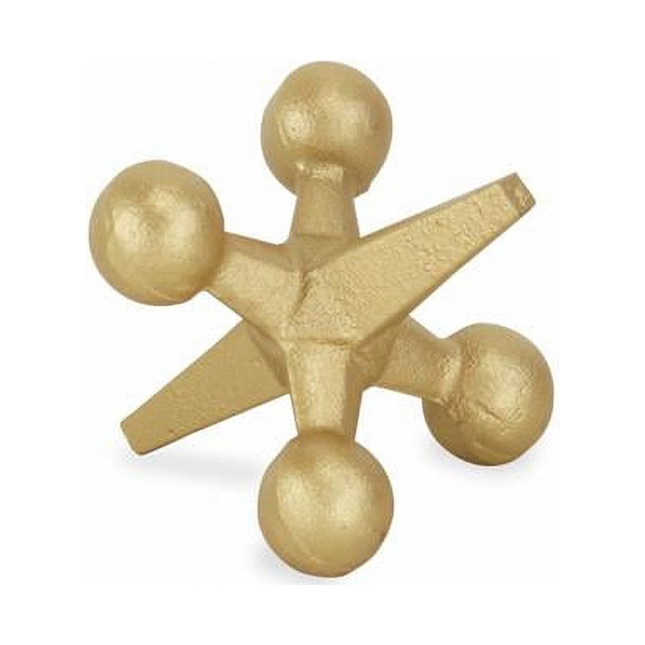 Petite Gold Jack Shaped Decorative Sculpture - Walmart.com