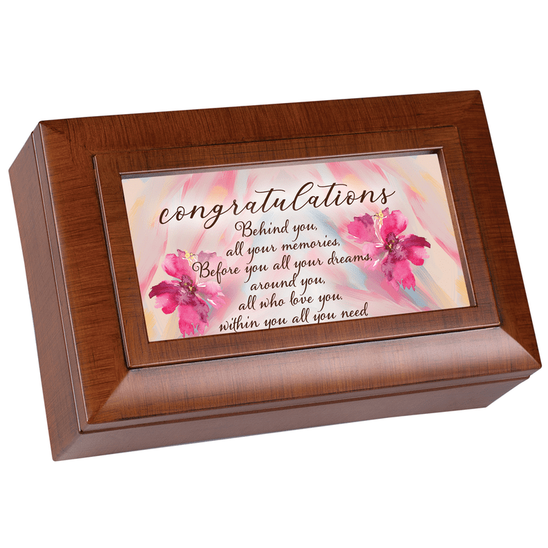Petite Music Box Congratulations Behind - Walmart.com