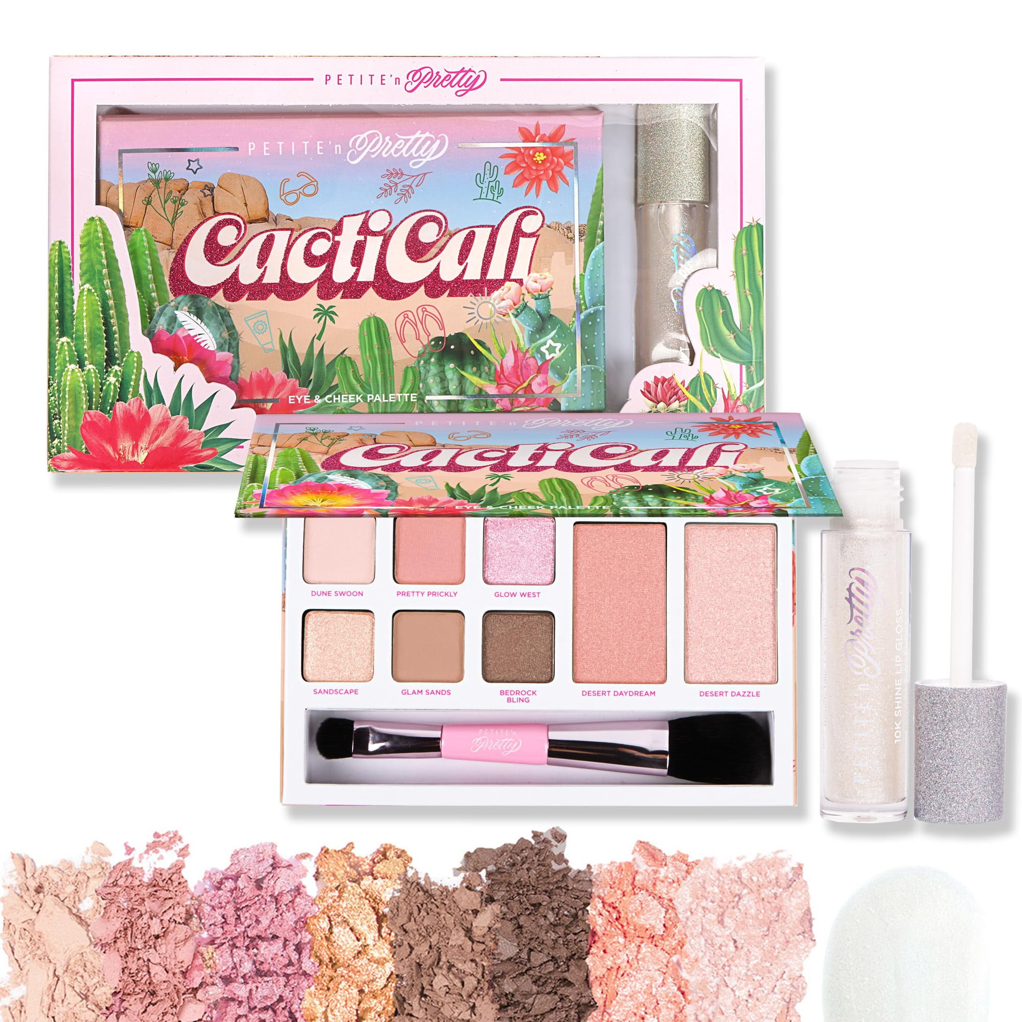 Petite N Pretty Beginner OIF8 CactiCali Makeup Set for Kids, Teens ...