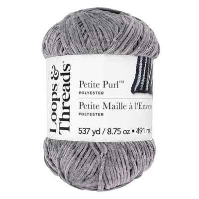 Petite Purl Yarn by Loops & Threads – Medium Polyester - Soft & Shiny ...