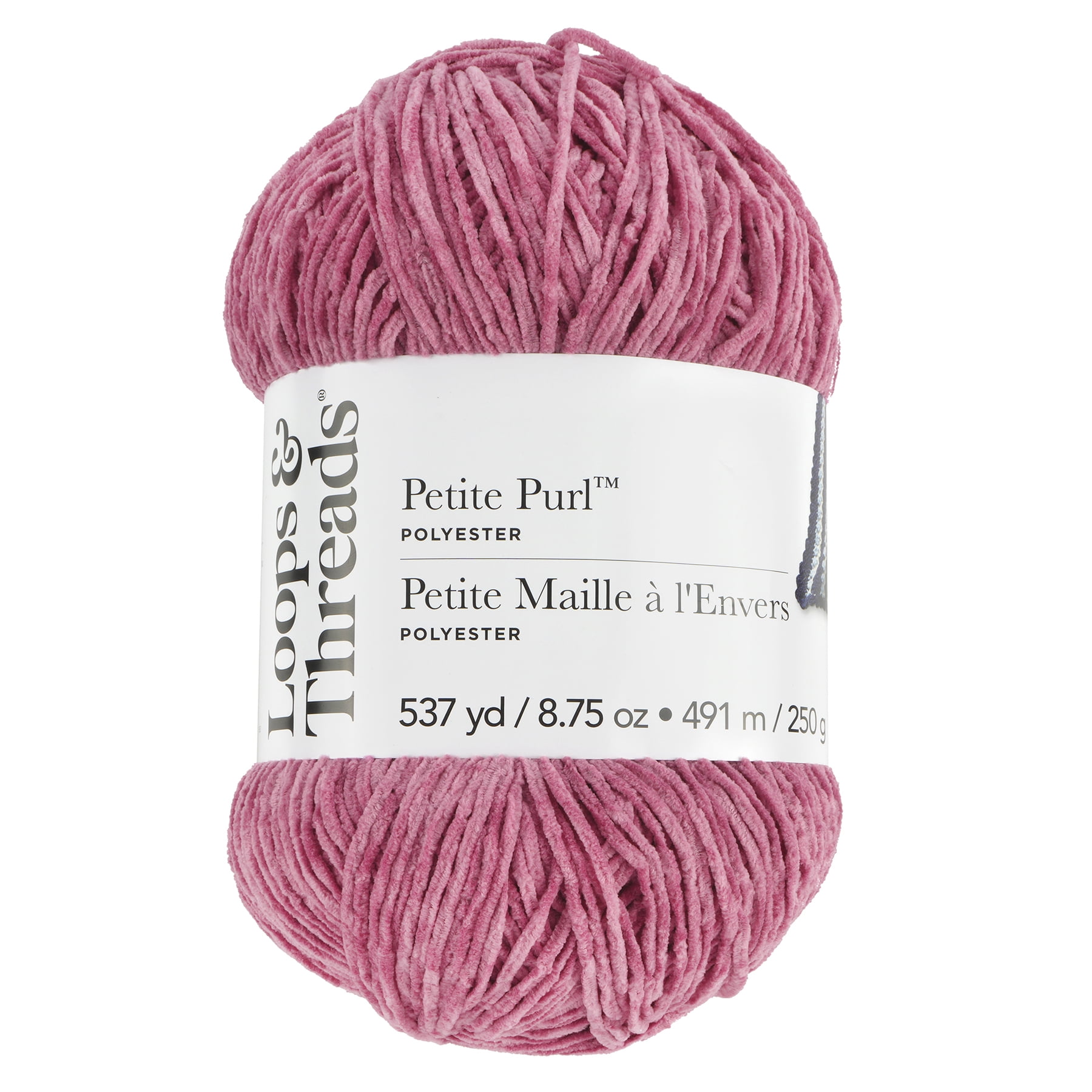 Petite Purl Yarn by Loops & Threads - Yarn for Knitting - Crochet ...