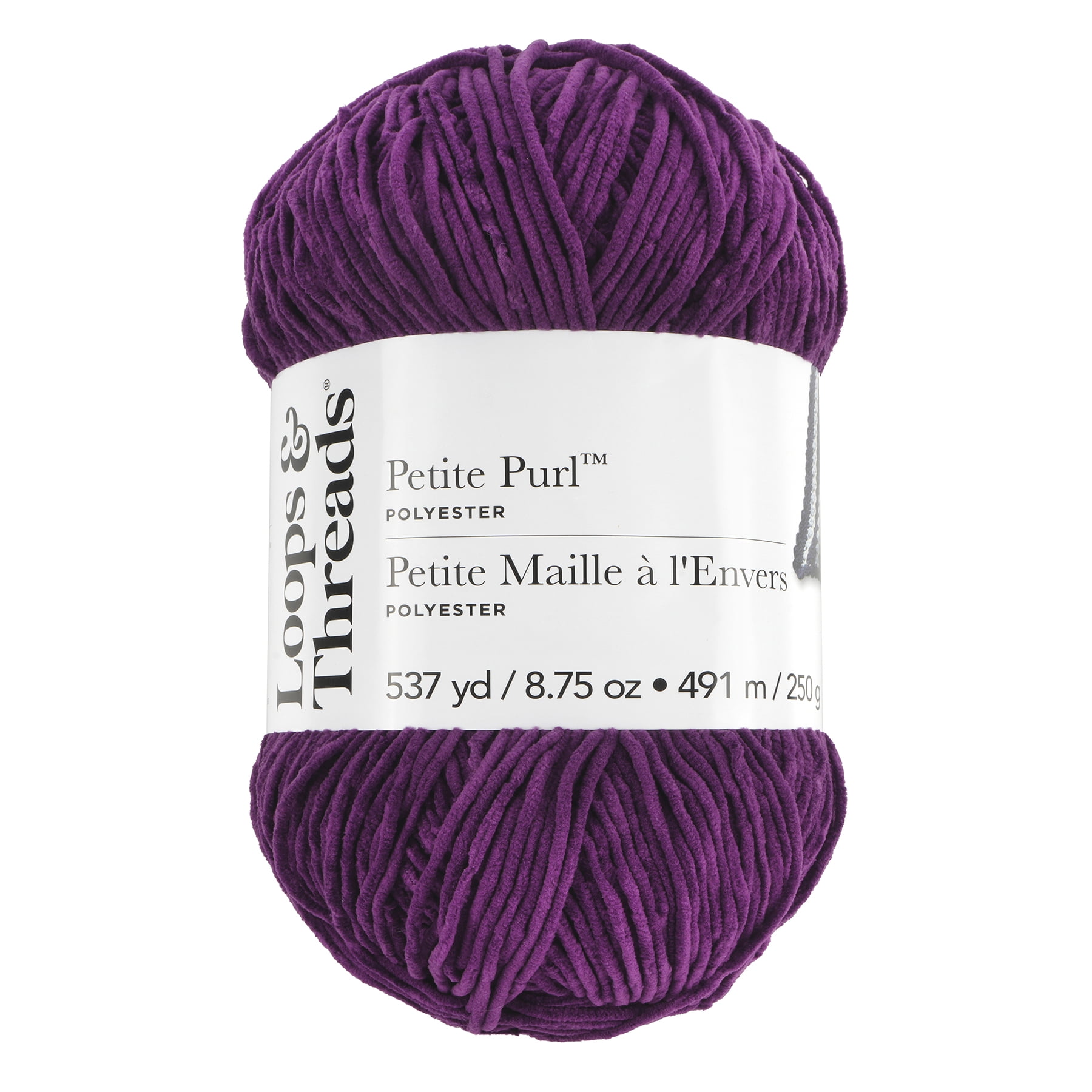 Petite Purl Yarn by Loops & Threads - Yarn for Knitting - Crochet ...